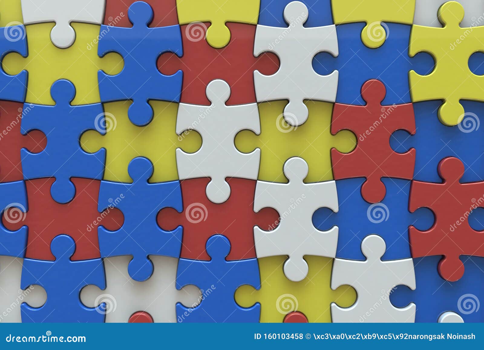 Puzzle Pattern Background. Jigsaw Backdrop Stock Illustration ...