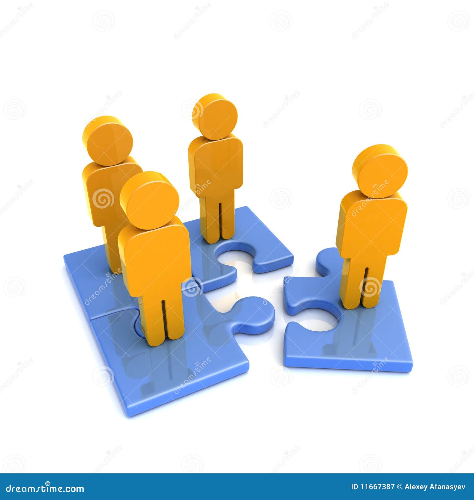 Puzzle_people stock illustration. Illustration of people - 11667387