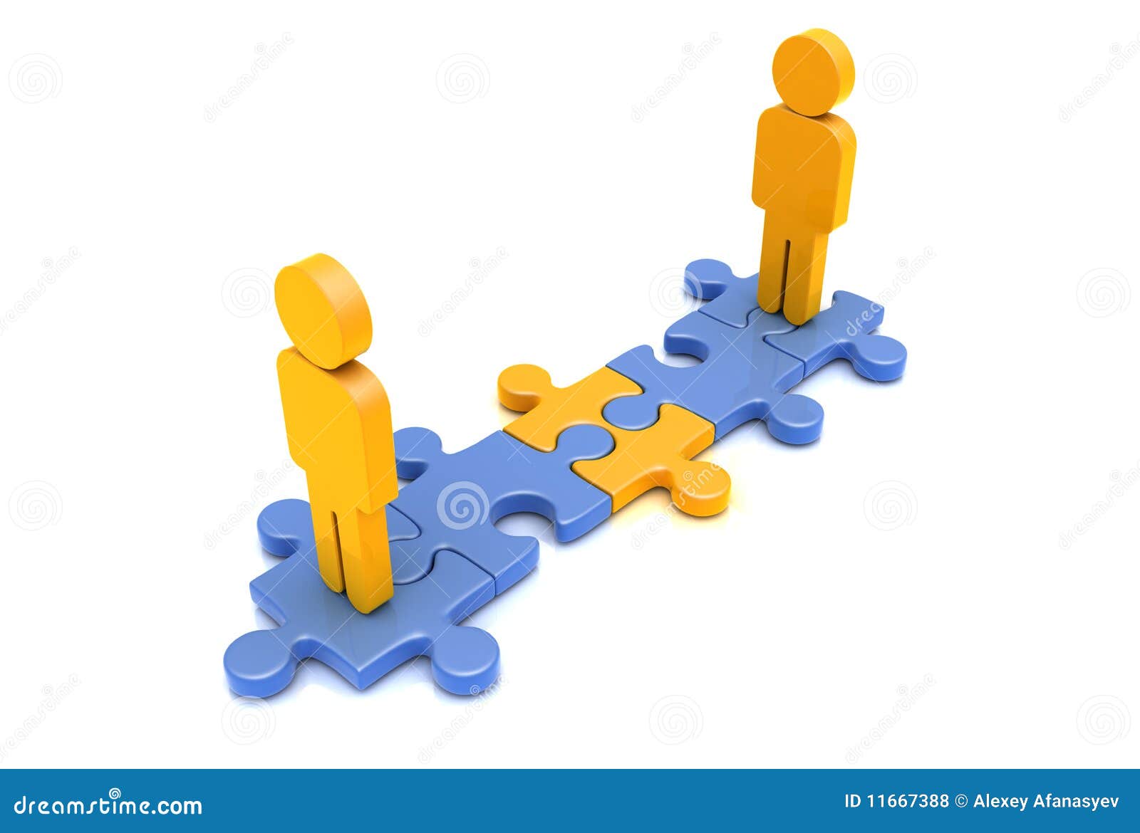 Puzzle_people stock illustration. Illustration of assistance - 11667388