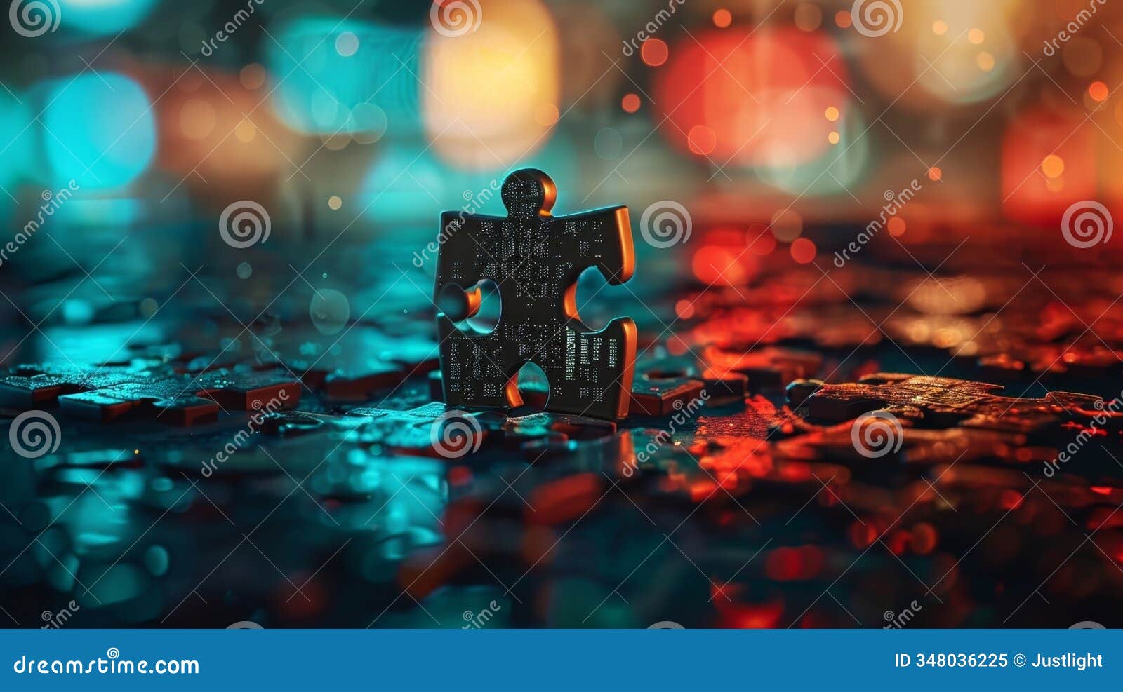 A Puzzle Piece with a Digital Lock Symbolizing the Security and Privacy ...