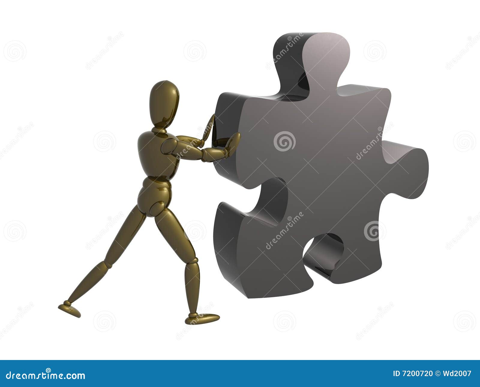 Puzzle piece solution stock illustration. Illustration of white - 7200720