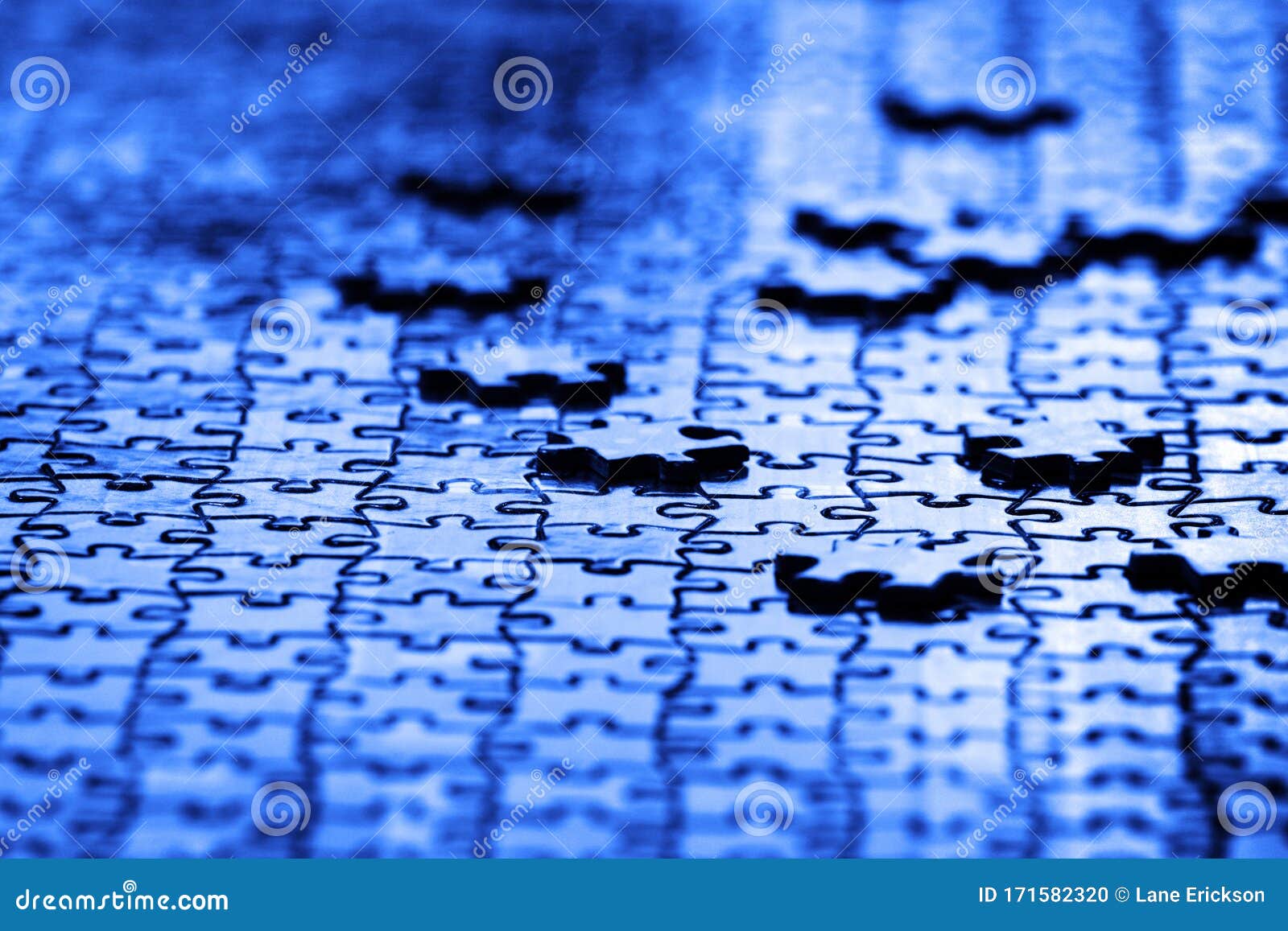 Puzzle Piece Solving Jigsaw Game for Fun and Achievement Stock Photo ...