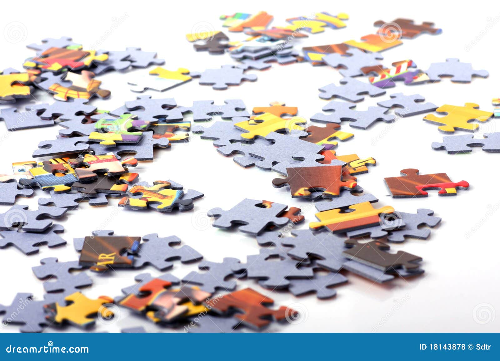 Puzzle pieces stock photo. Image of proposal, assignment - 18143878