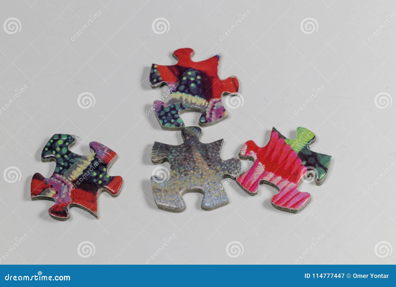 Puzzle and puzzle pieces stock image. Image of colorful - 114777447