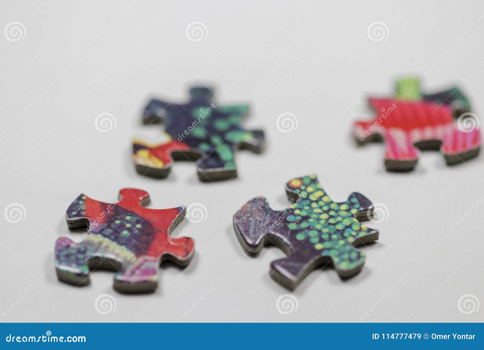 Puzzle and puzzle pieces stock image. Image of puzzle - 114777479