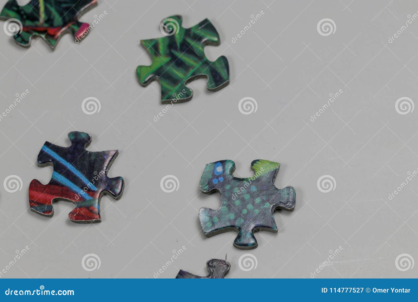 Puzzle and puzzle pieces stock image. Image of success - 114777527
