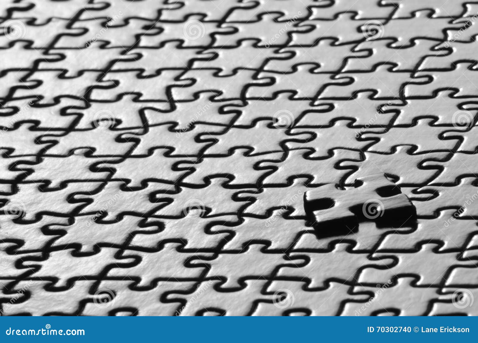 Puzzle Pieces Completed stock photo. Image of link, pattern - 70302740