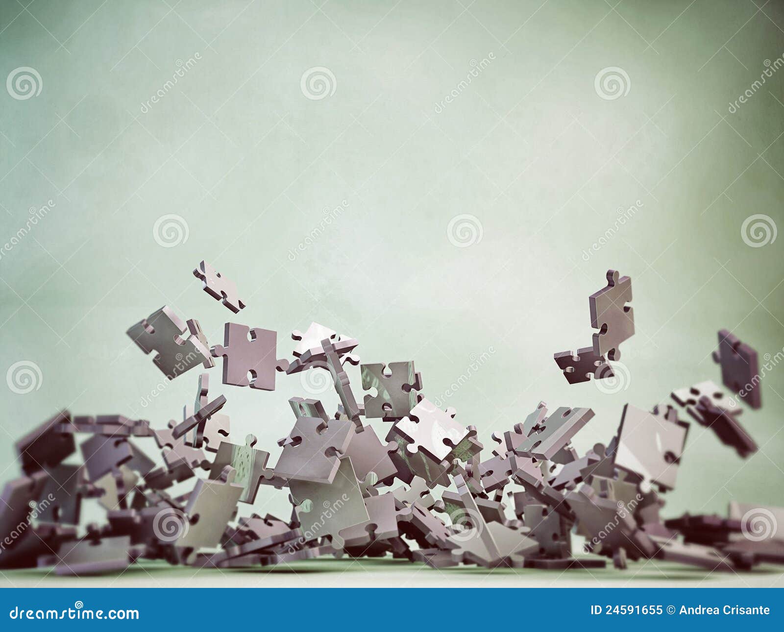 Puzzle pieces falling stock illustration. Illustration of puzzle - 24591655
