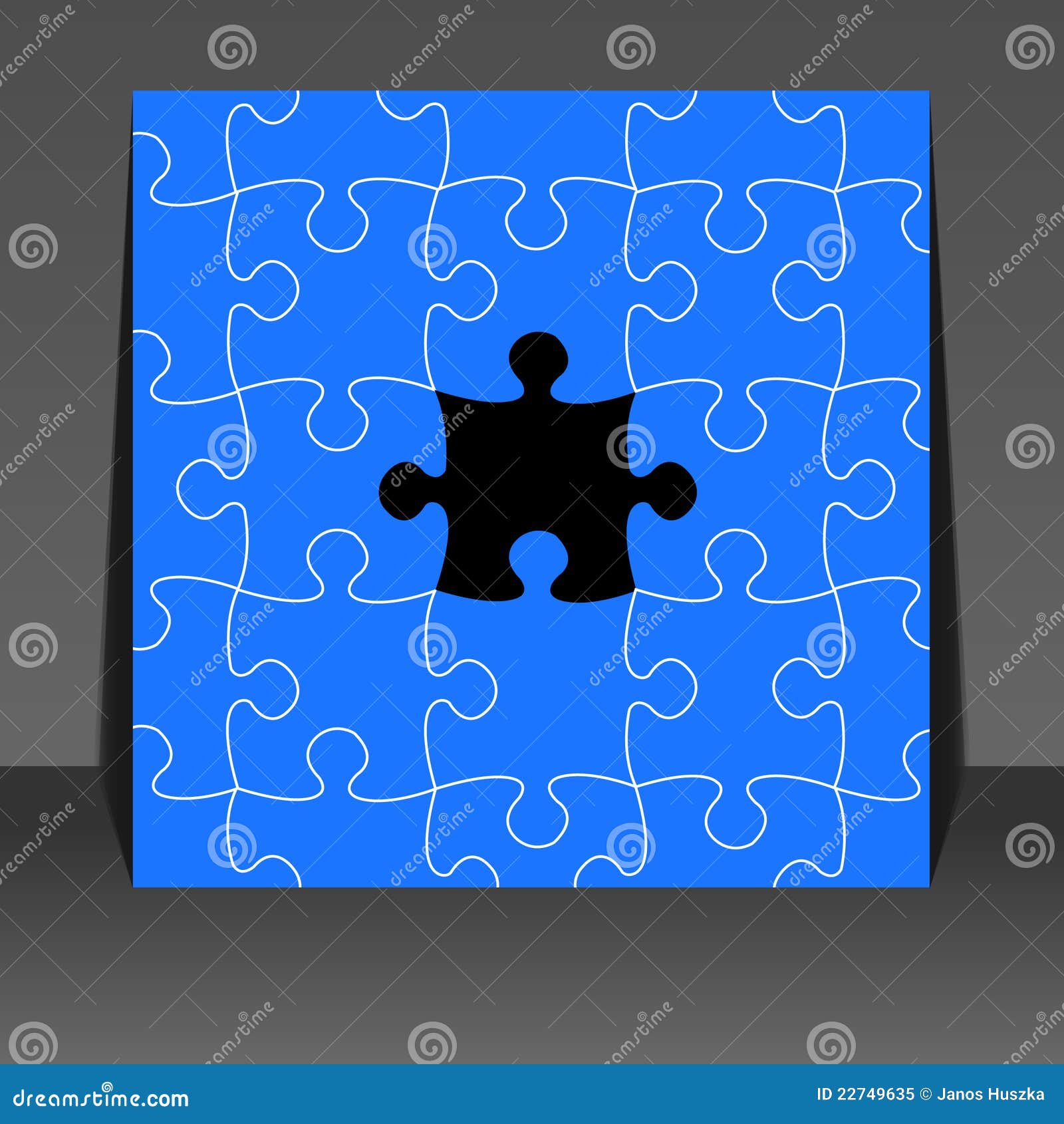 Puzzle Pieces - Flyer Design Stock Vector - Illustration of lost, blue ...
