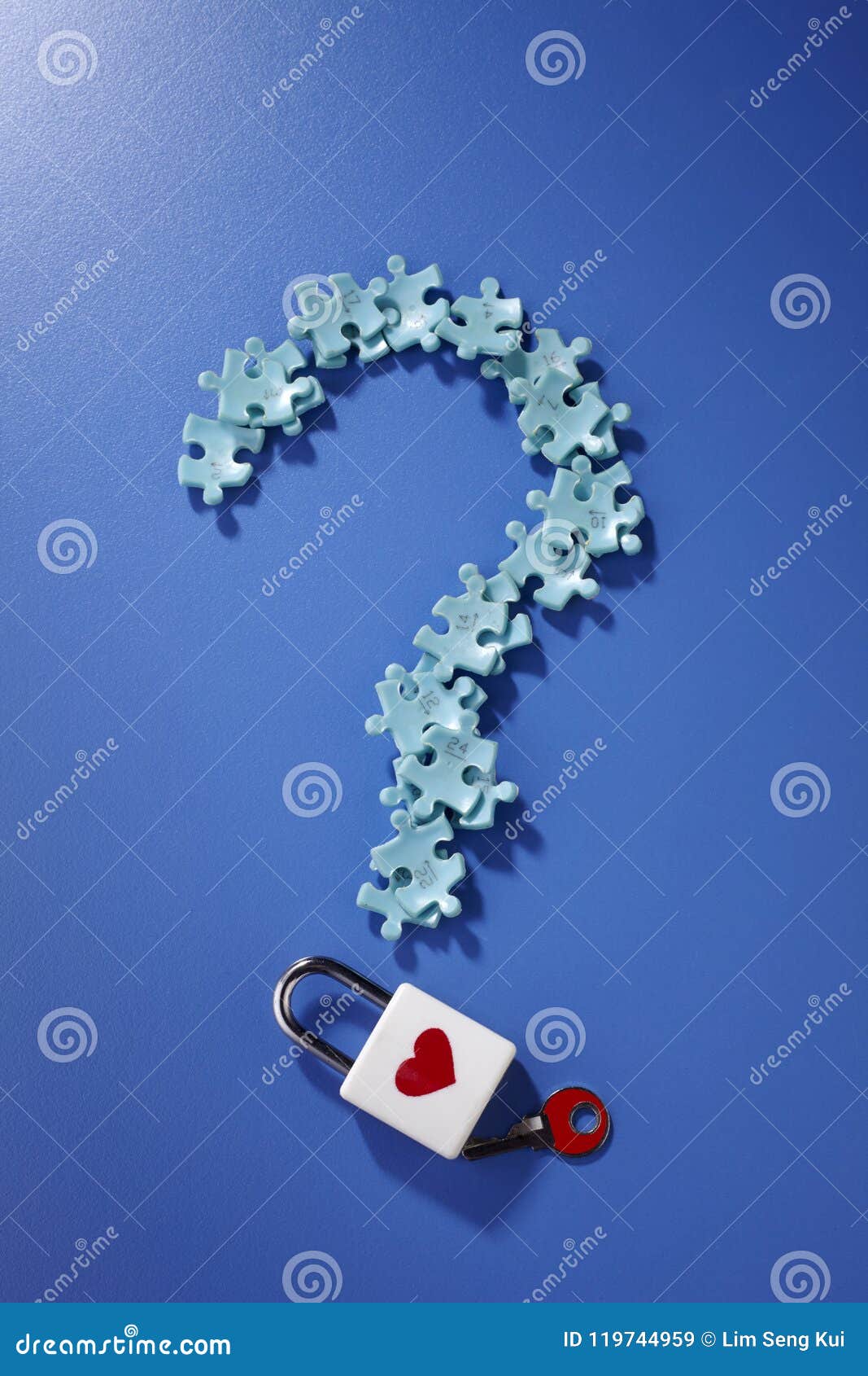 Unlocking stock image. Image of problems, piece, concept - 119744959