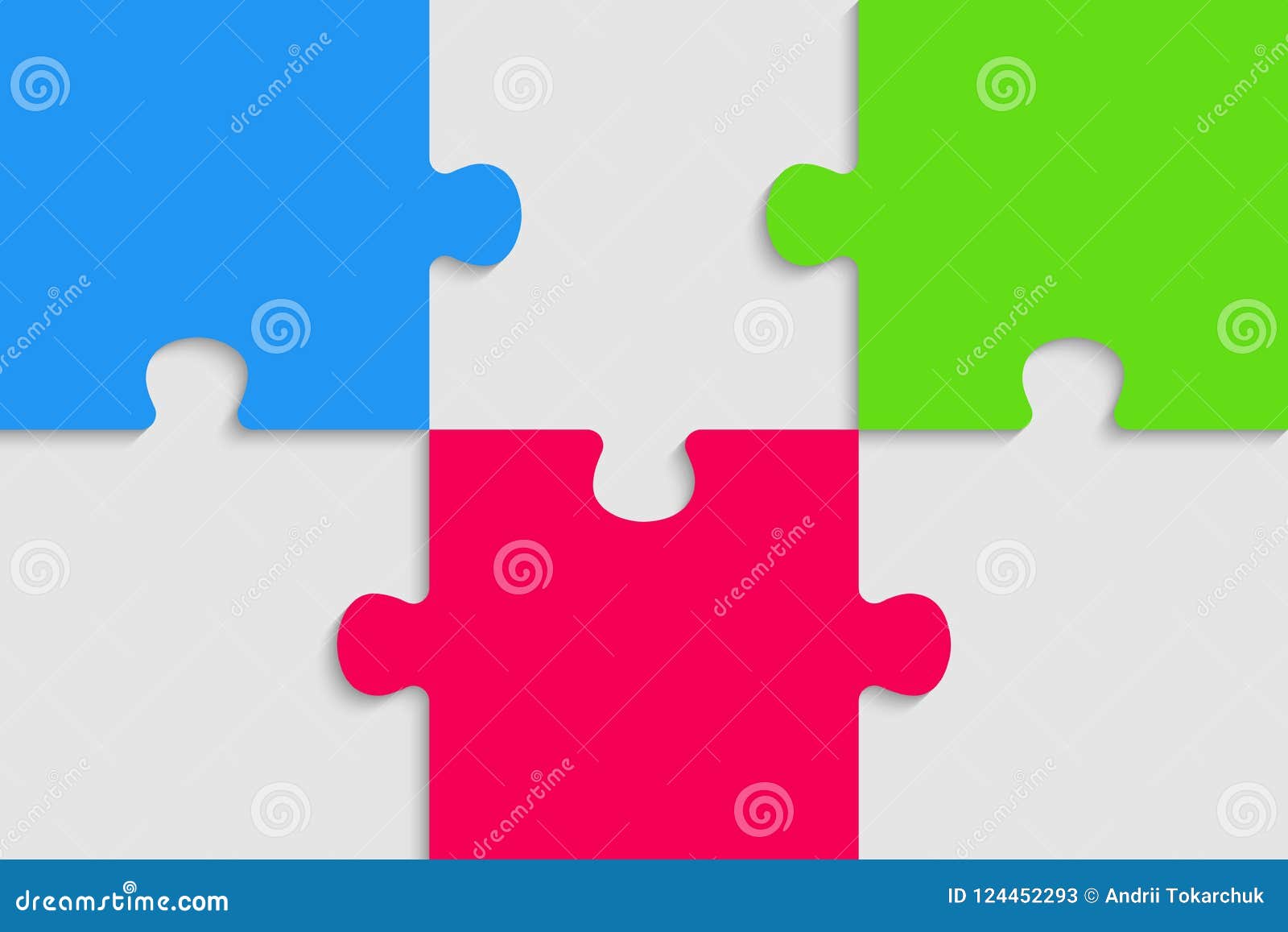 The Puzzle Pieces Infographic. Six Steps Puzzle. Stock Vector ...