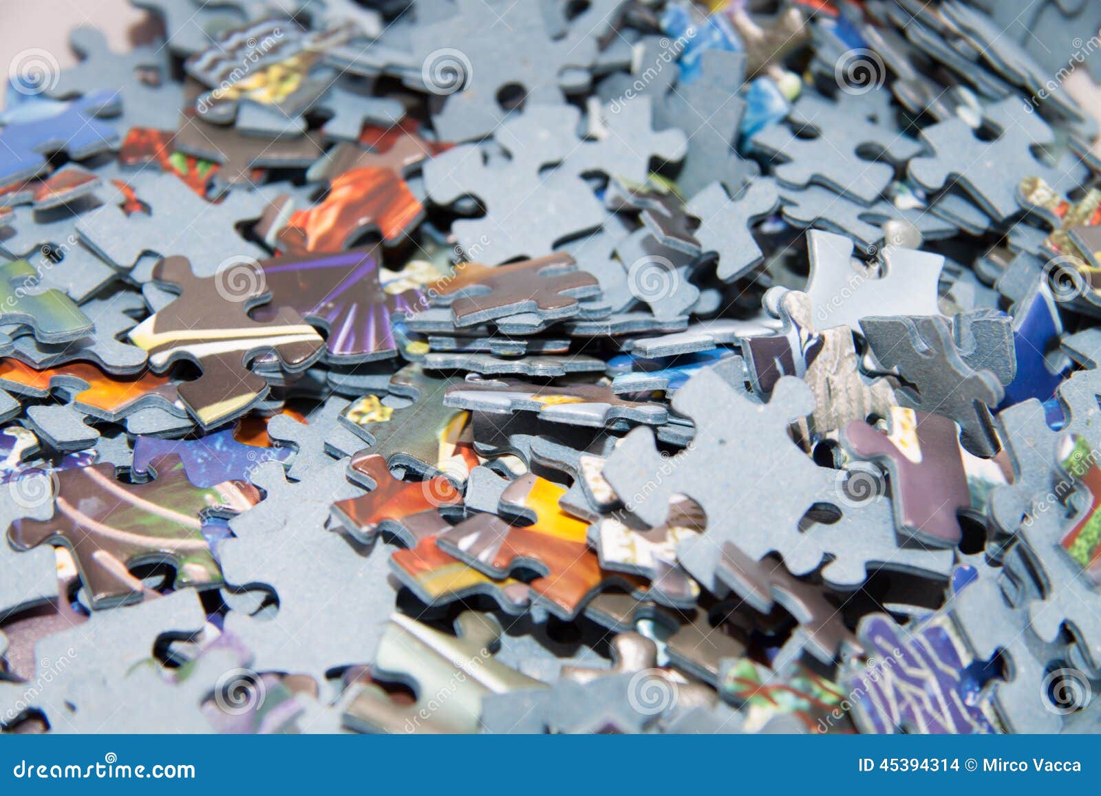 Puzzle pieces stock photo. Image of solution, pieces - 45394314