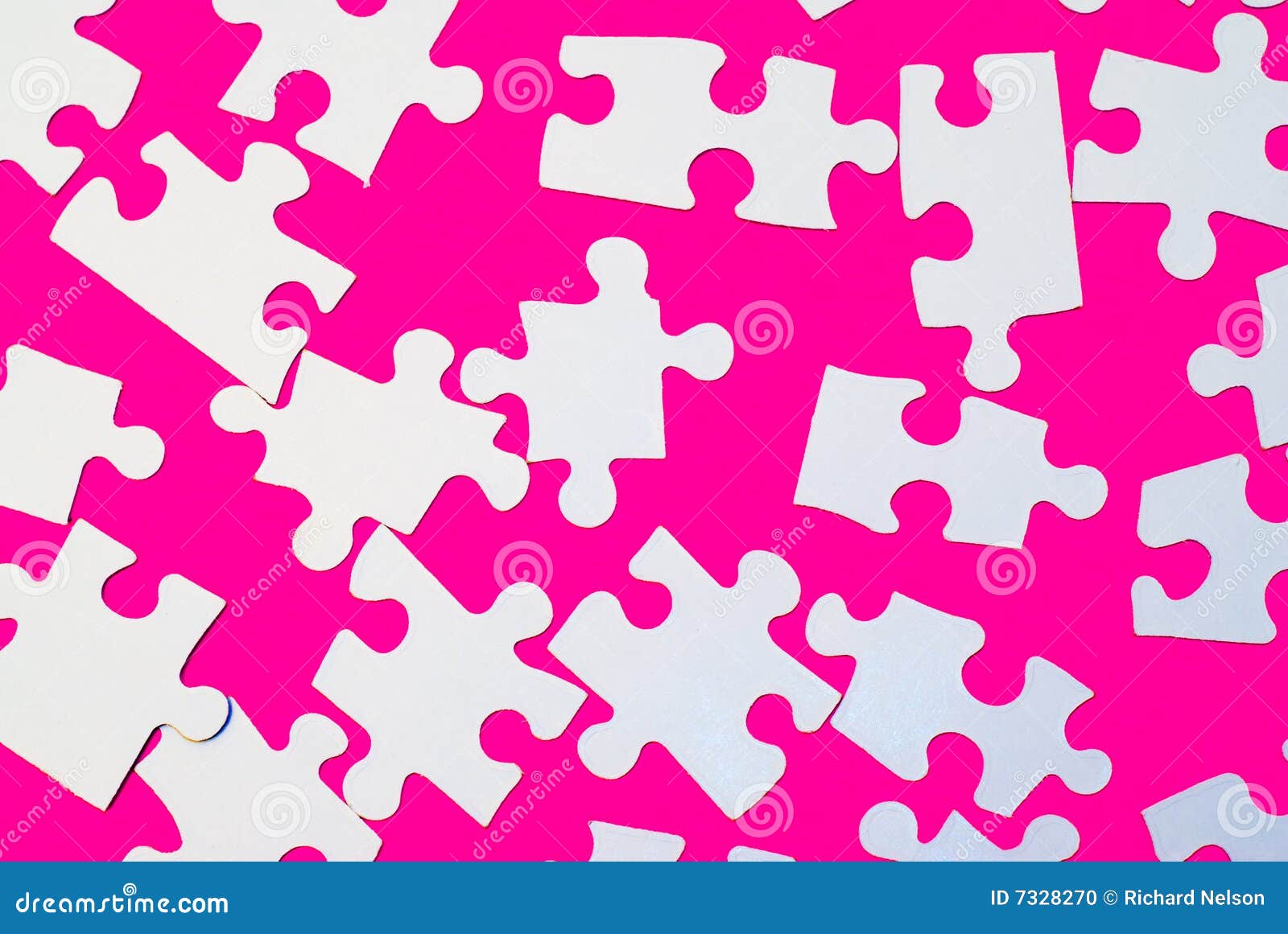Puzzle Pieces on Pink stock photo. Image of puzzle, connect - 7328270