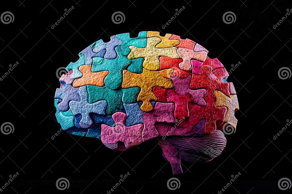 Puzzle Pieces Representing Cognitive Reasoning, Ideal for Educational ...