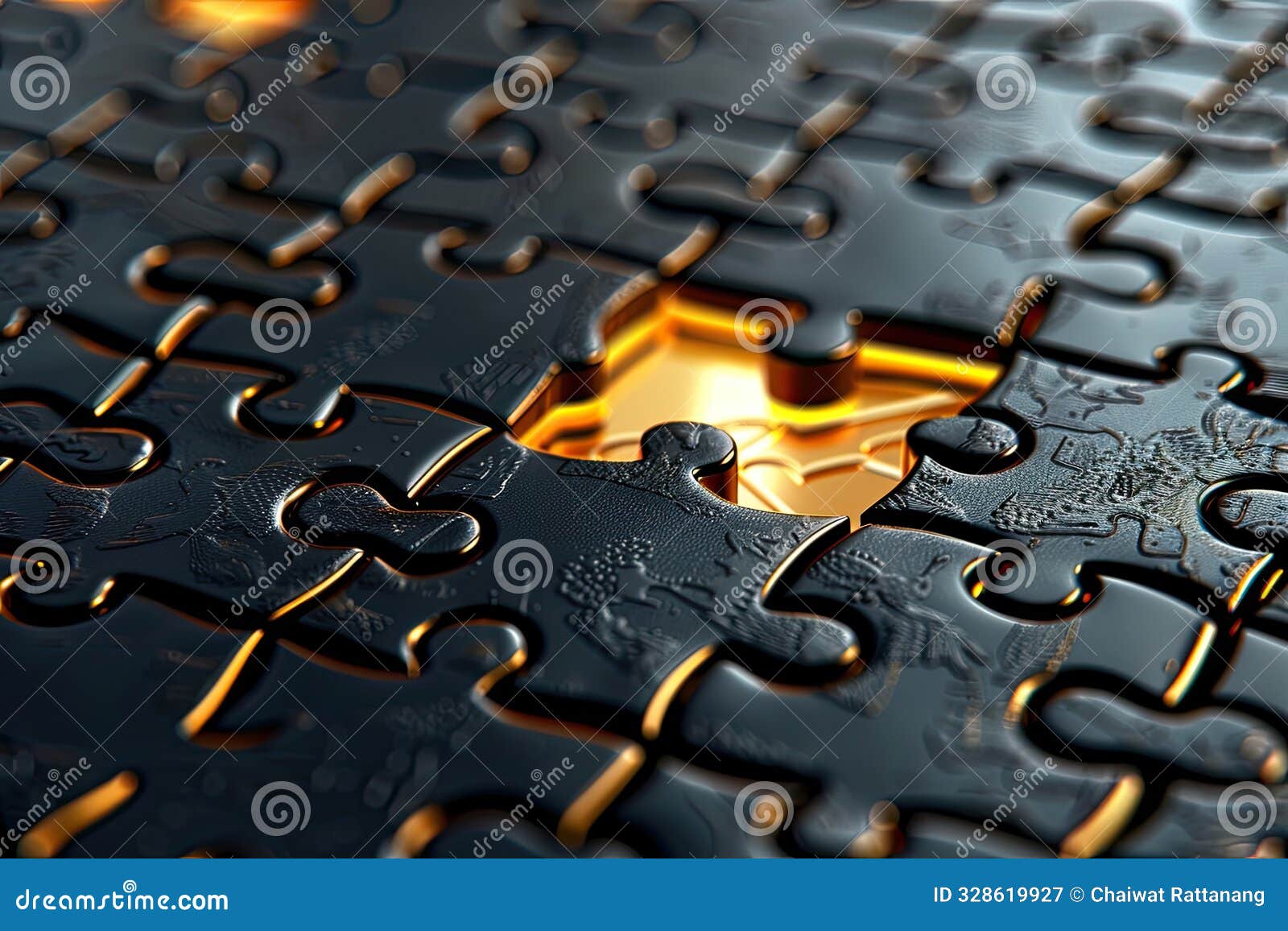 A Puzzle, with Pieces Representing Resources, is Gradually Assembled ...