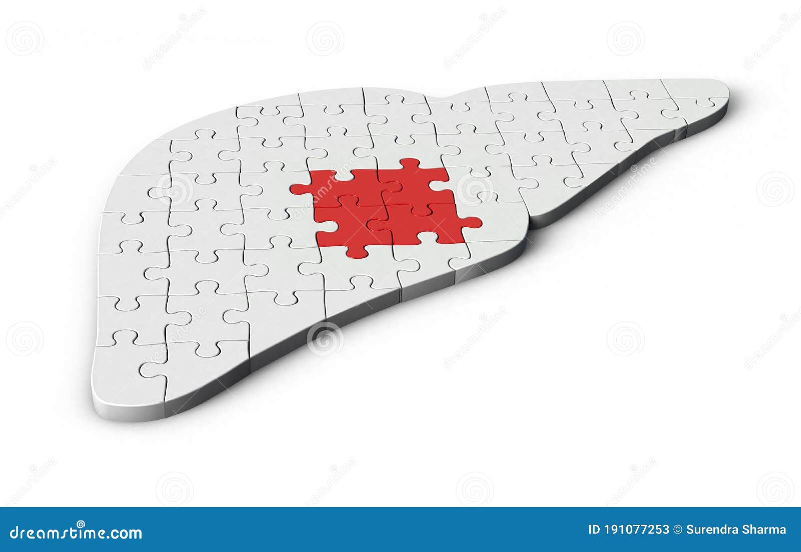 Liver Puzzle And Pills. Vector Medical Background | CartoonDealer.com ...