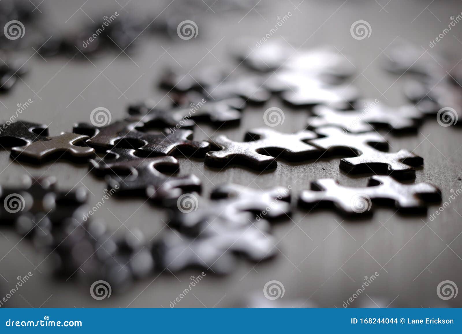 Puzzle Piece Solving Jigsaw Game for Fun and Achievement Stock Photo ...