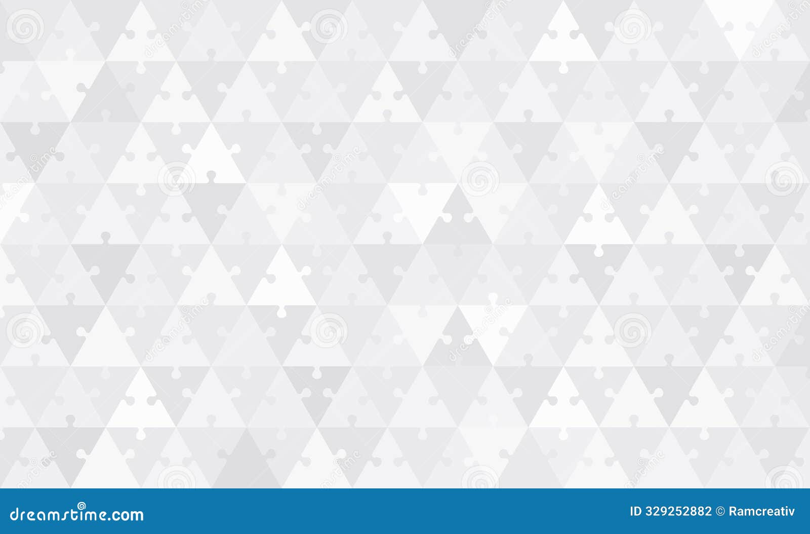 Puzzle Pieces Template with Geometric Triangle Shapes. Abstract Jigsaw ...