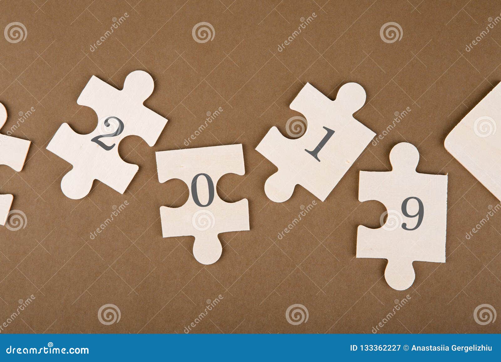Puzzle pieces with text stock image. Image of connection - 133362227