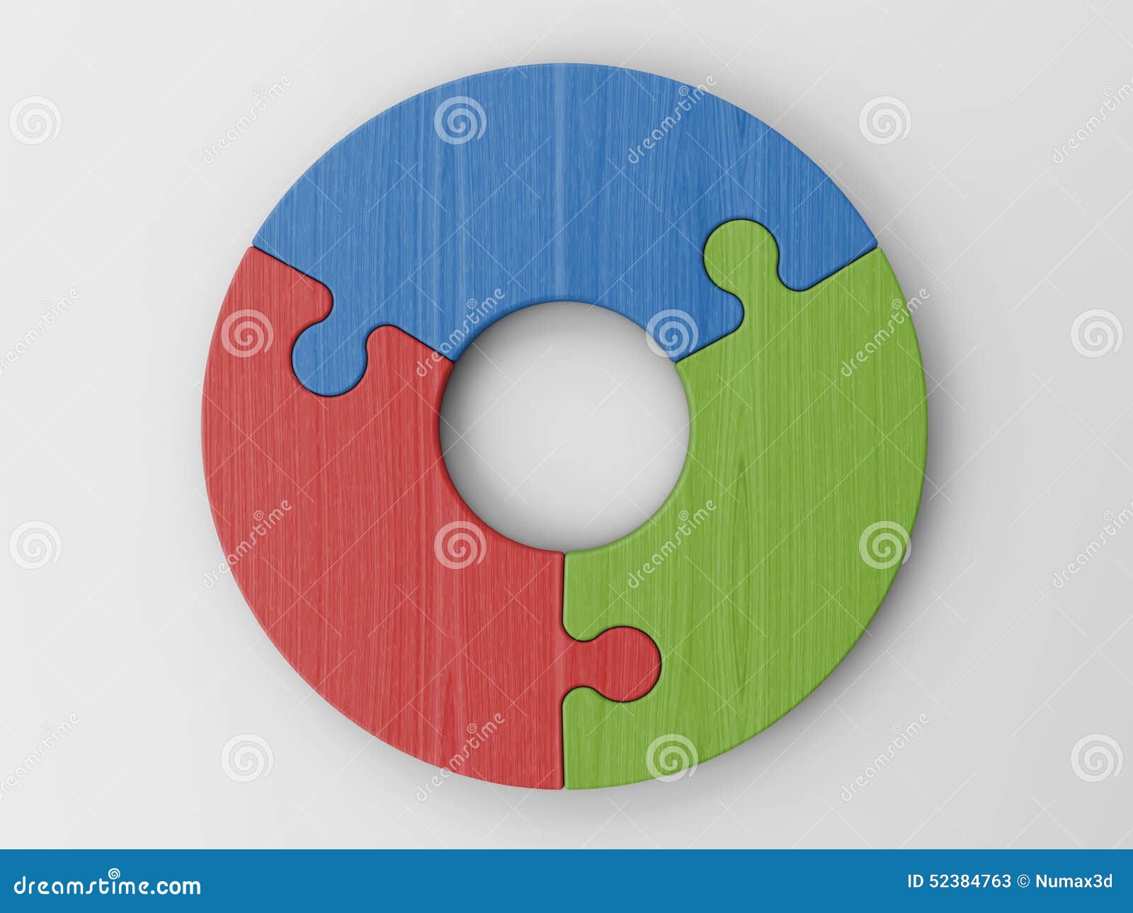 Puzzle Pieces To Place Your Concepts with Clipping Path Stock ...