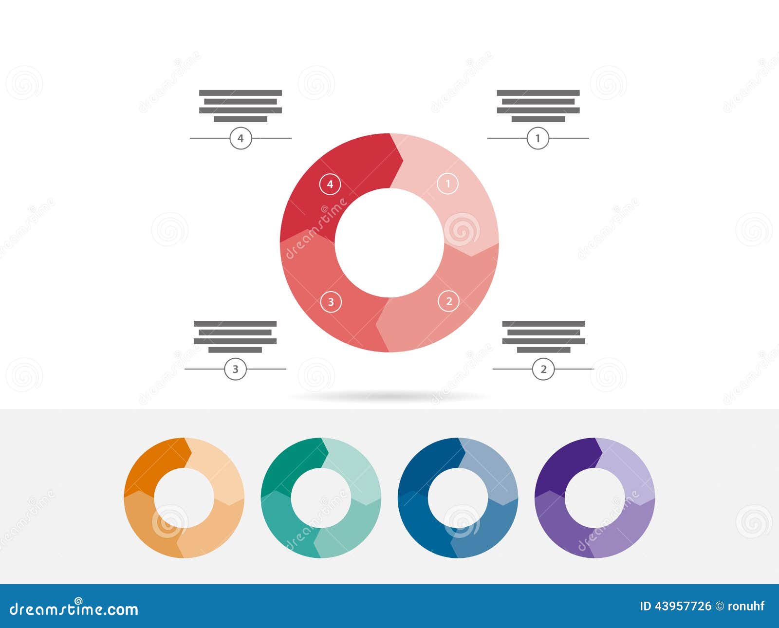 Puzzle Presentation Infographic Diagram Chart Vector Graphic Template ...