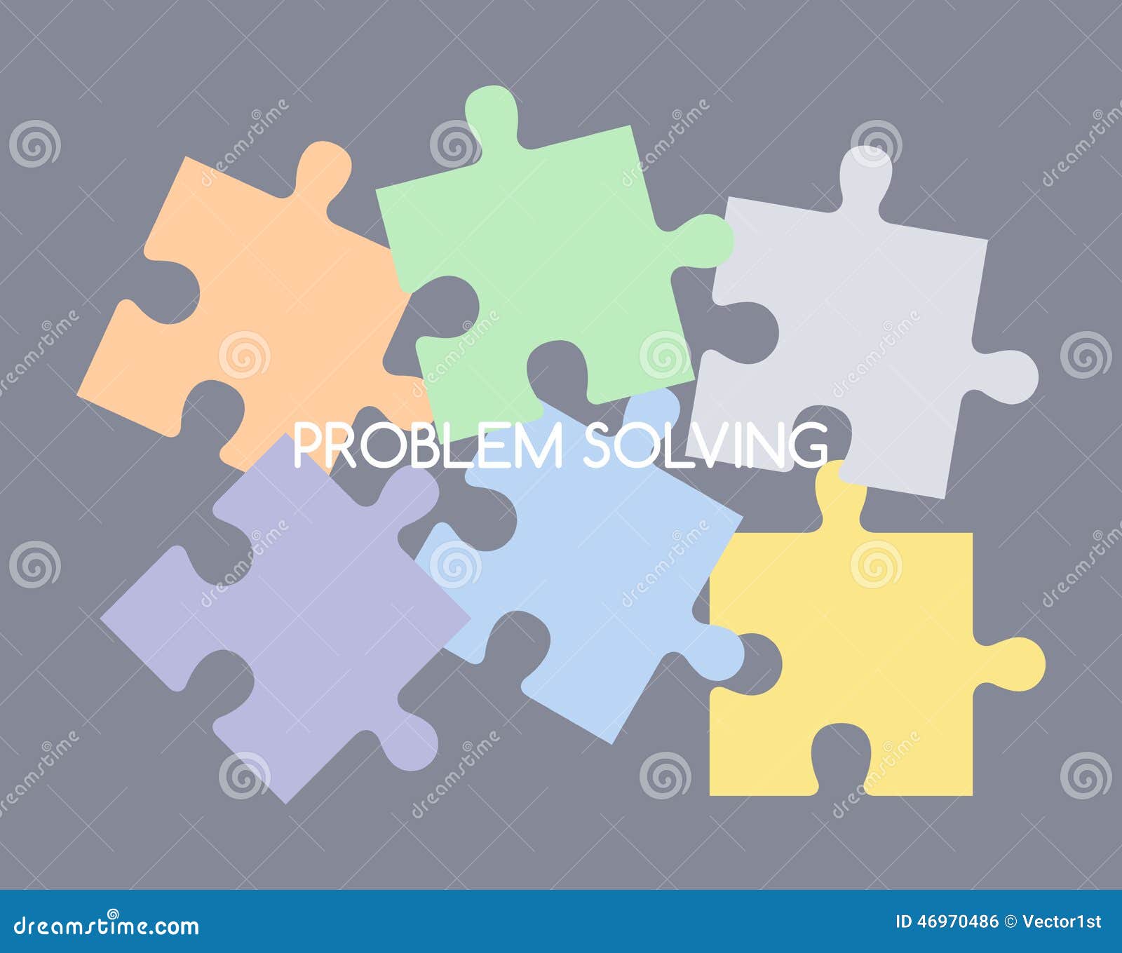 Puzzle problem solve stock vector. Illustration of piece - 46970486 Puzzle problem solve stock vector. Illustration of piece - 46970486