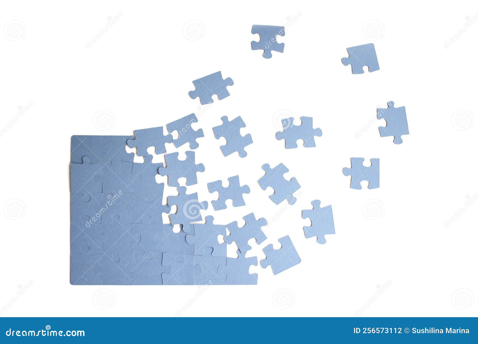 Puzzle stock photo. Image of jigsaw, abstract, connect - 256573112