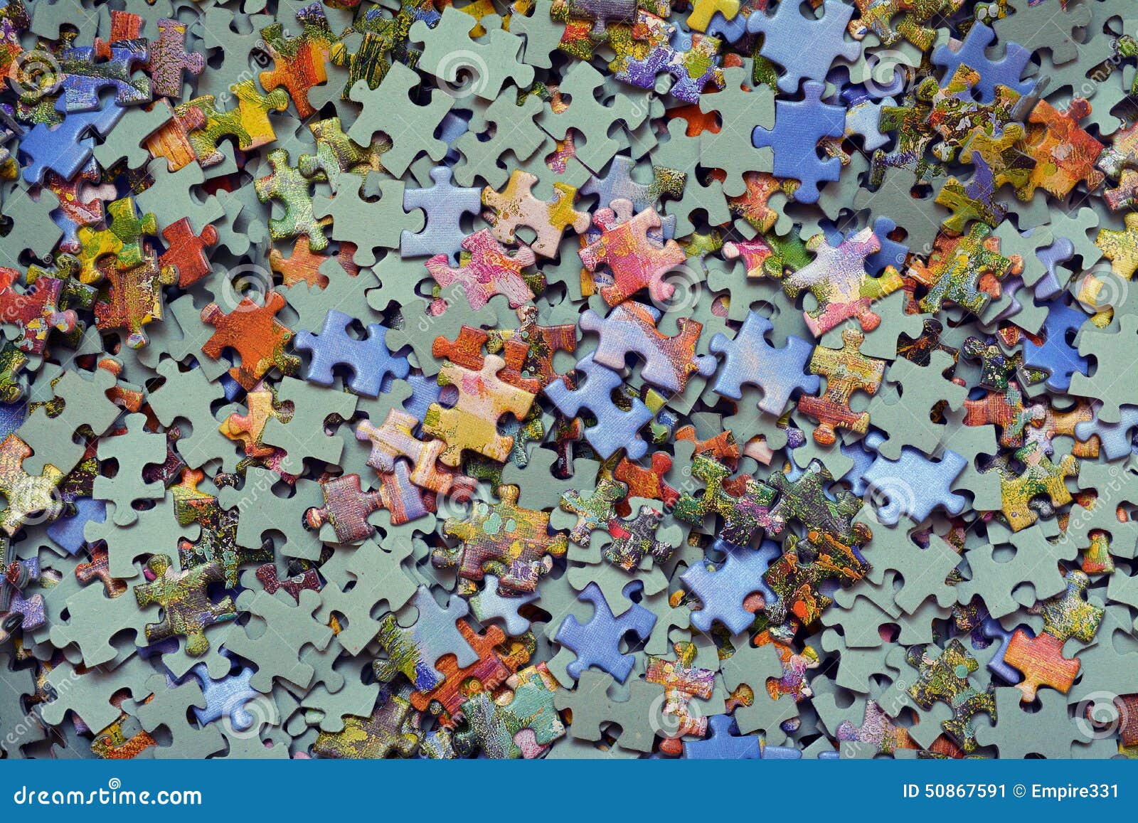 Puzzle stock image. Image of cardboard, arrange, puzzle - 50867591