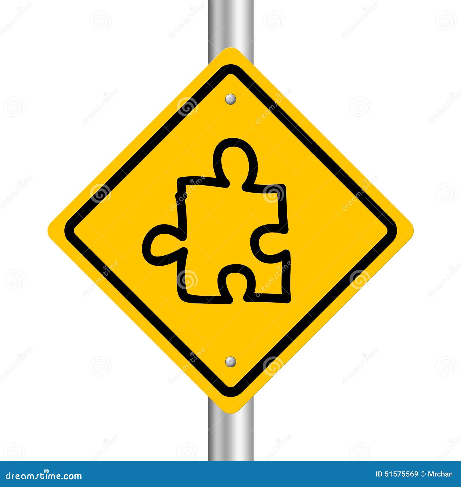 Puzzle stock illustration. Illustration of concept, blue - 51575569