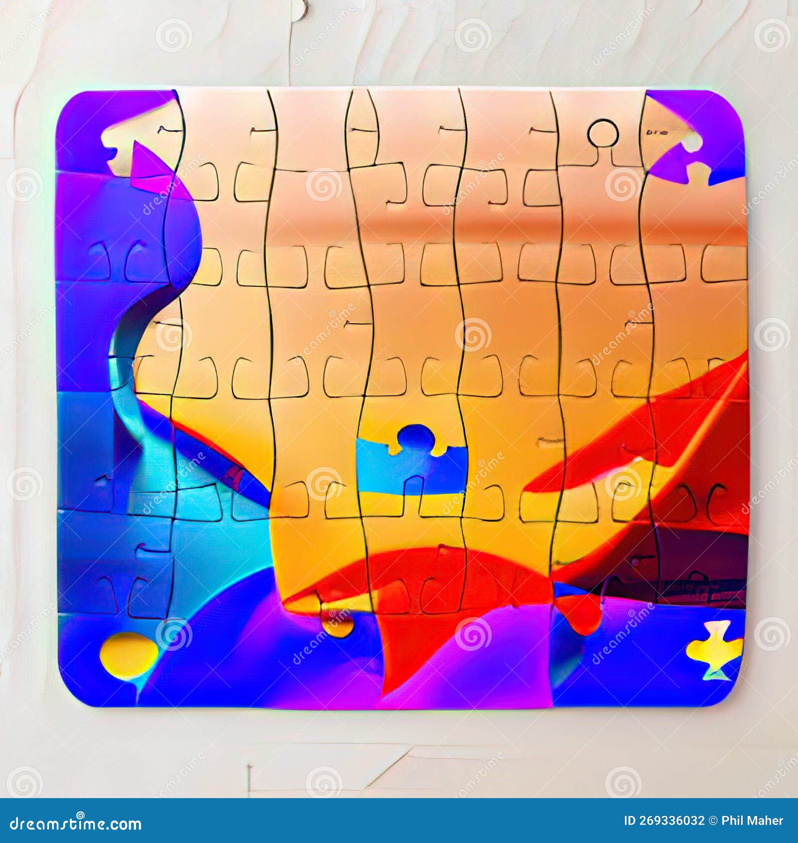 Puzzle-Software-Symbol. Generative Hilfe. Stock Abbildung ...