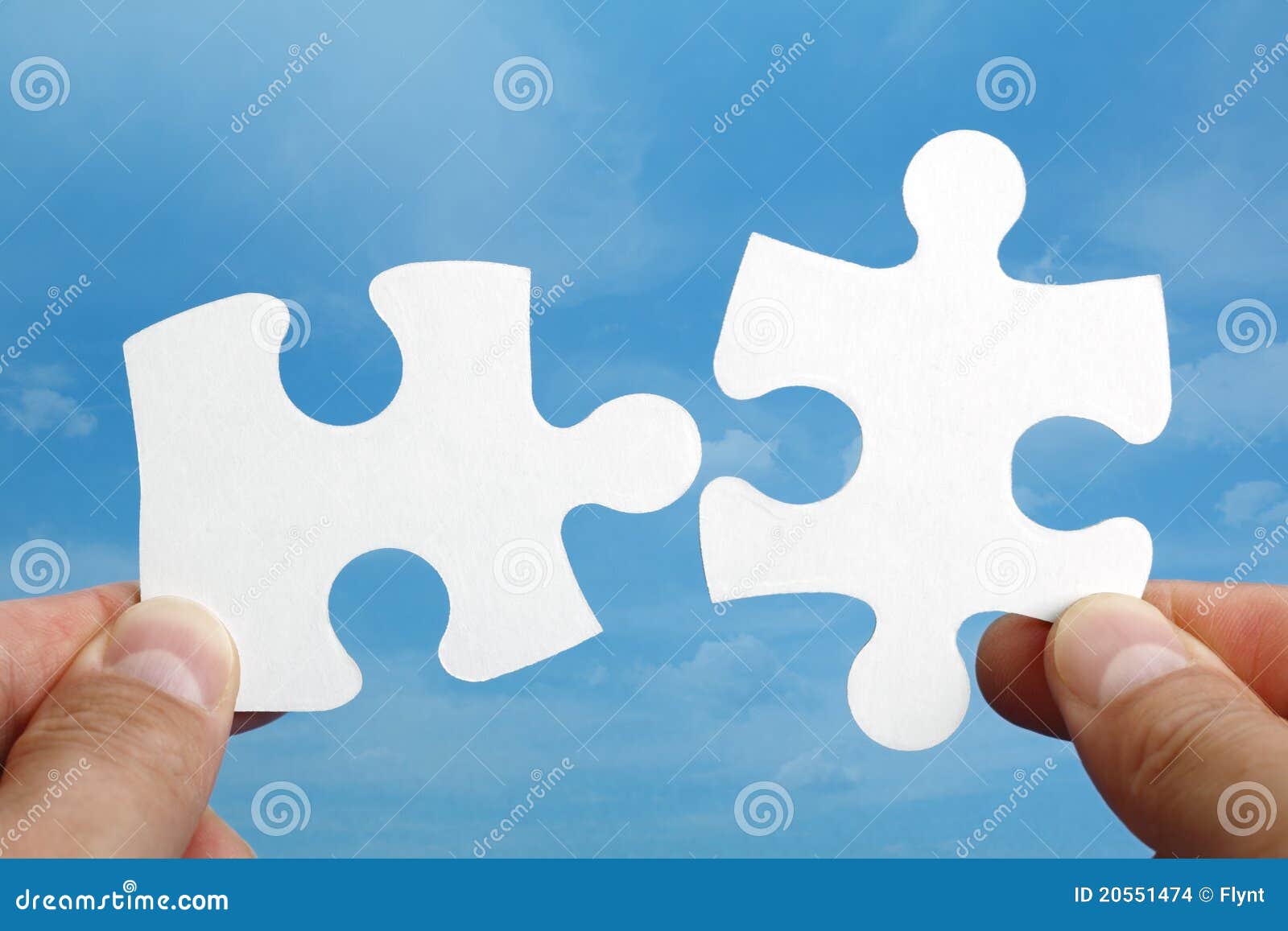 Puzzle solution stock photo. Image of togetherness, strategy - 20551474