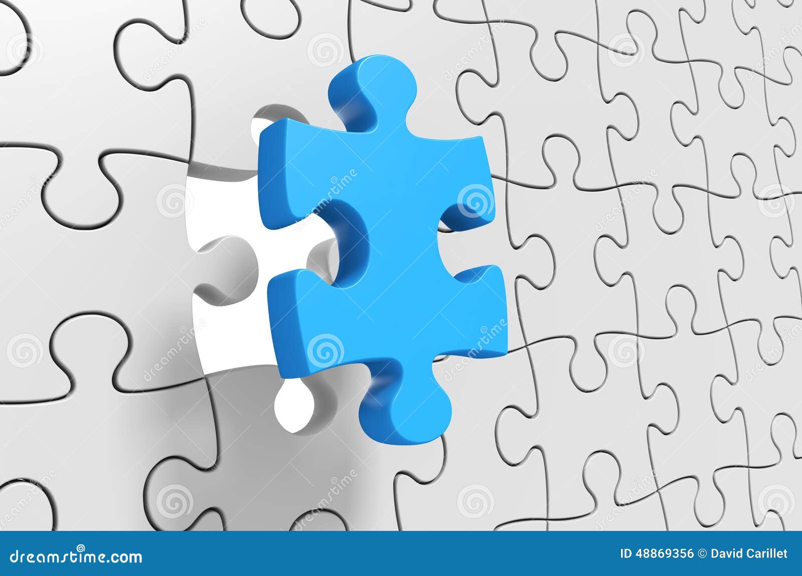 Puzzle Solution, Final Jigsaw Piece Being Inserted for Completion Stock ...