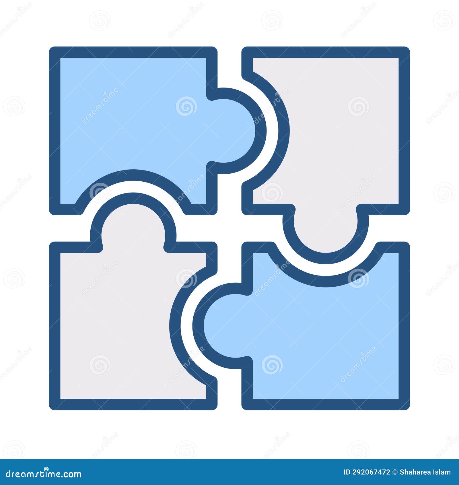 Puzzle solution icon stock vector. Illustration of icon - 292067472