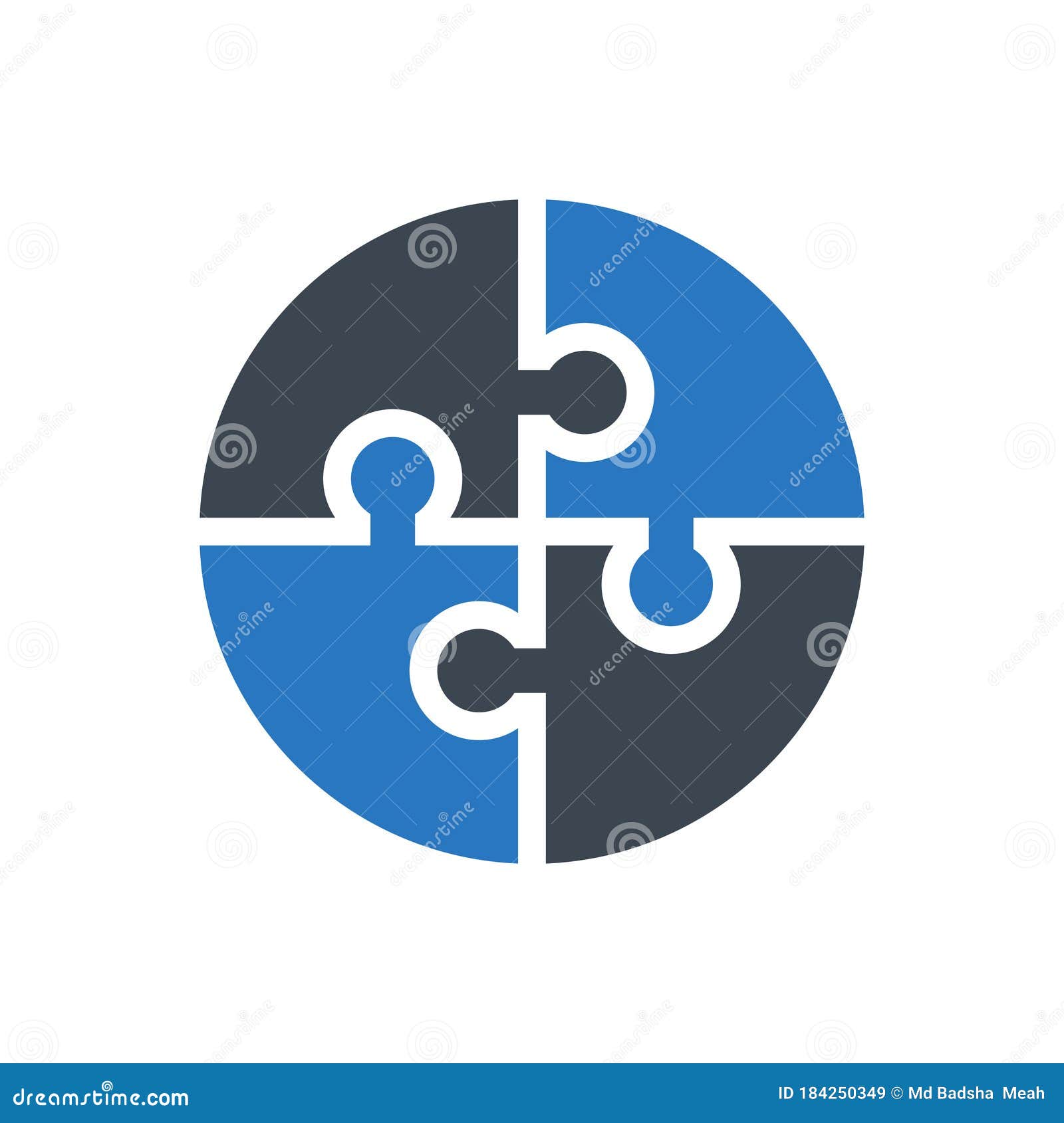 Puzzle Solution Making Icon Stock Vector - Illustration of puzzle ...