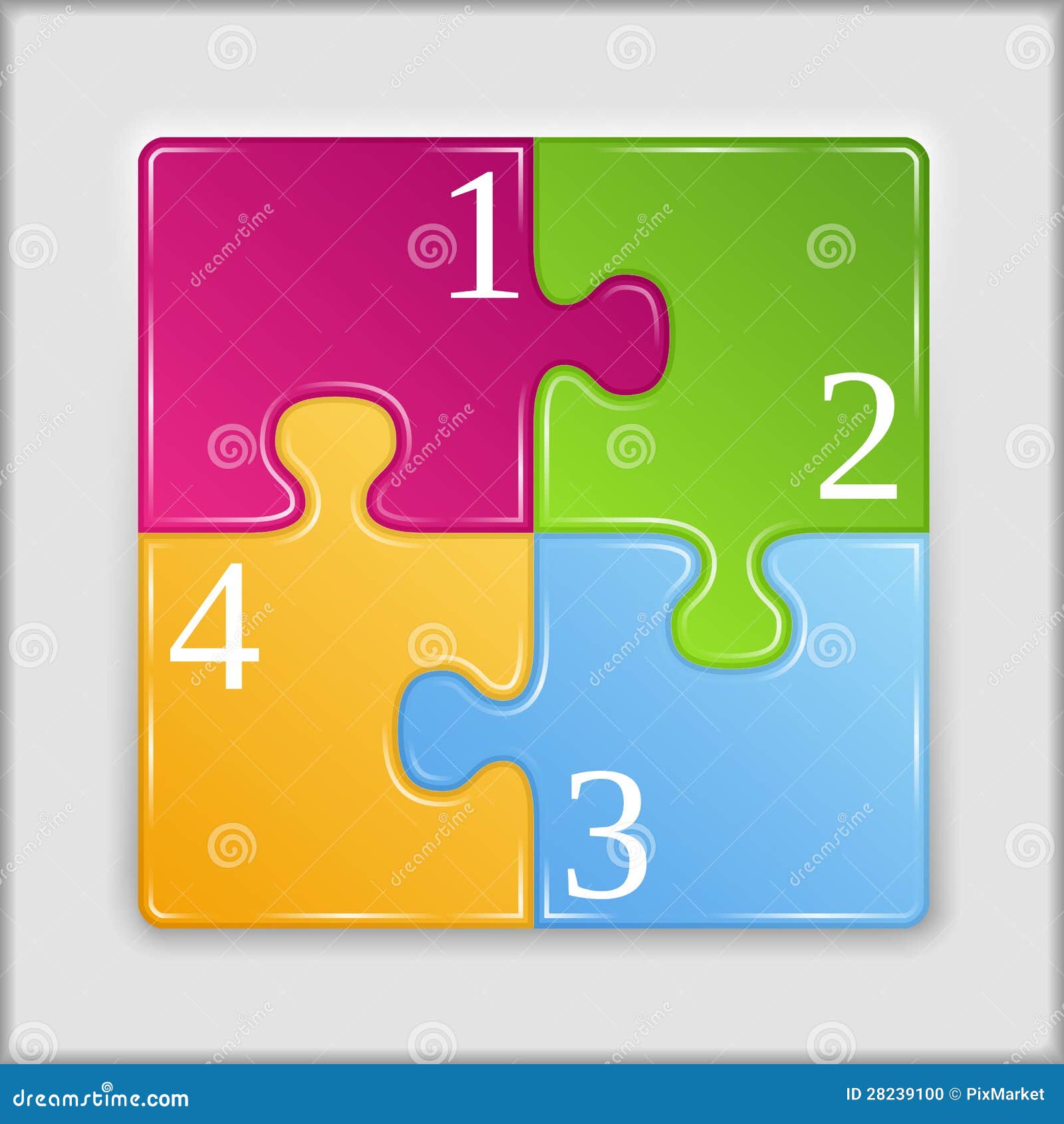 Puzzle Square stock vector. Illustration of order, challenge - 28239100