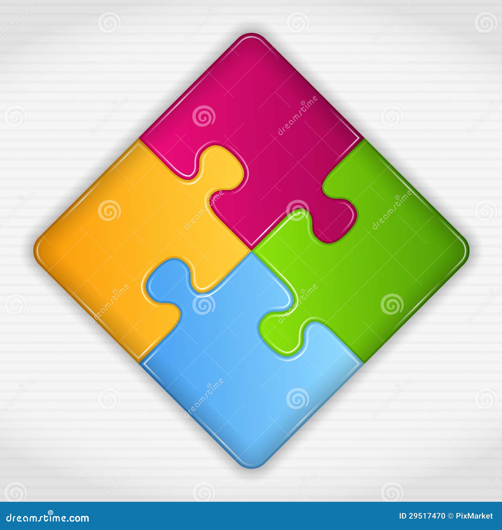 Puzzle Square stock vector. Illustration of template - 29517470
