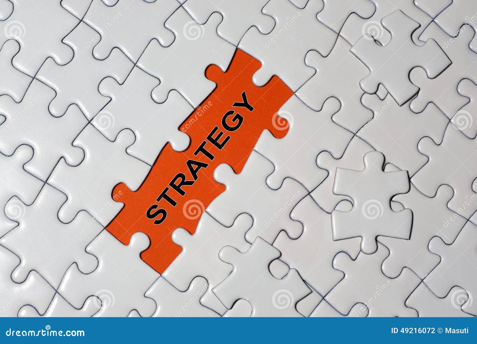 Puzzle and Strategy stock photo. Image of abstract, creativity - 49216072