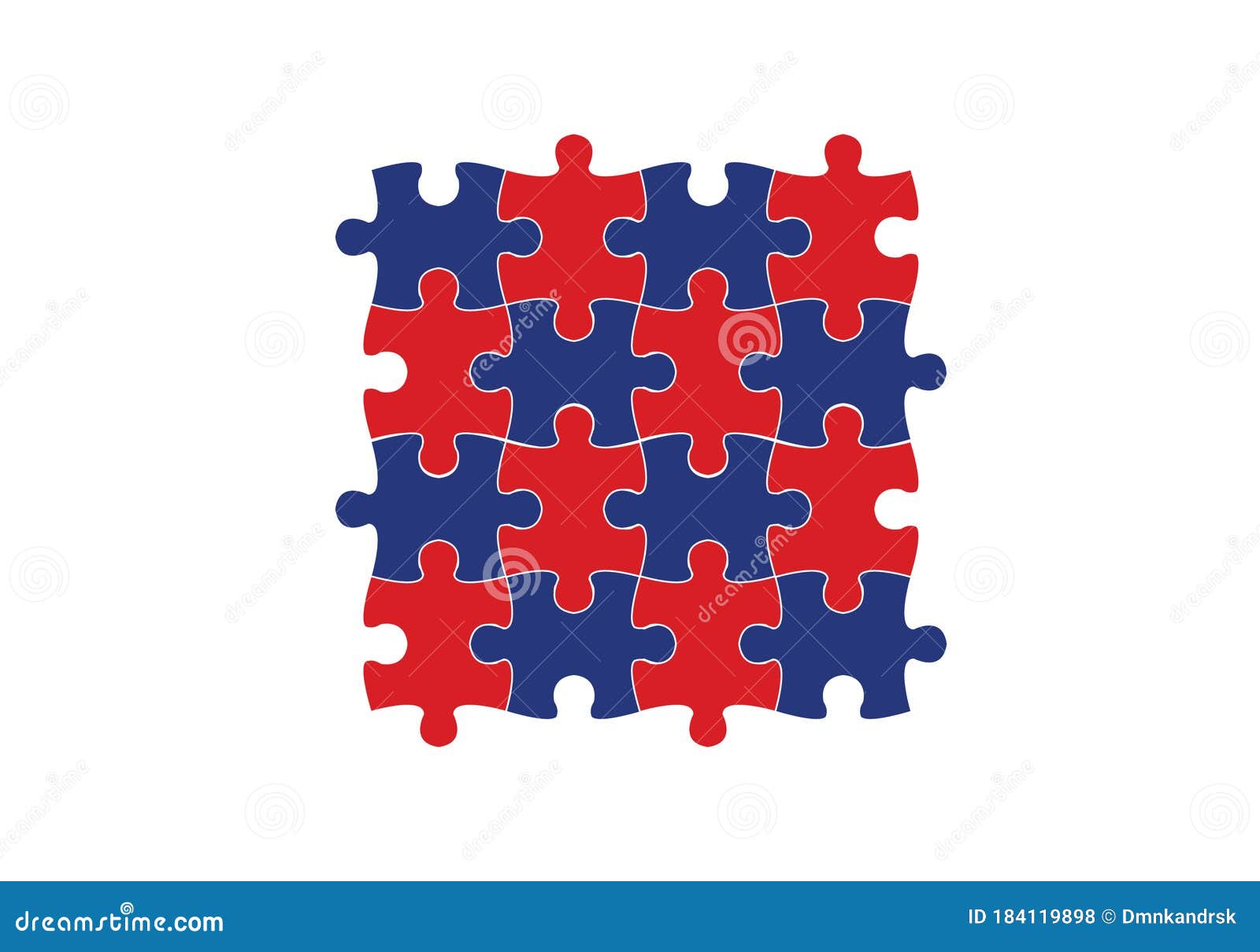 Puzzle Symbol Shape Logo Design Stock Vector - Illustration of group ...