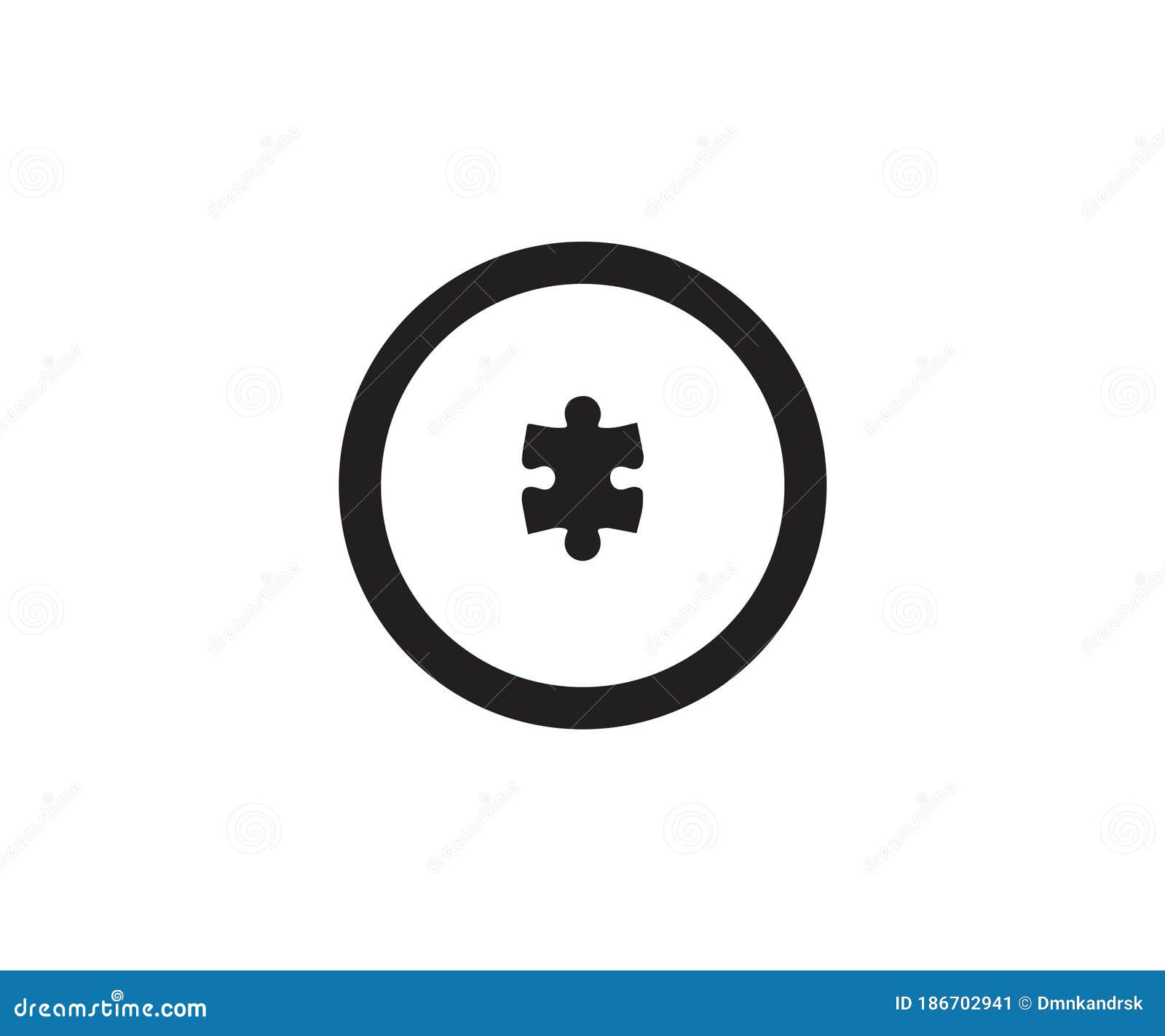 Puzzle Symbol Shape Logo Design Stock Vector - Illustration of graphics ...
