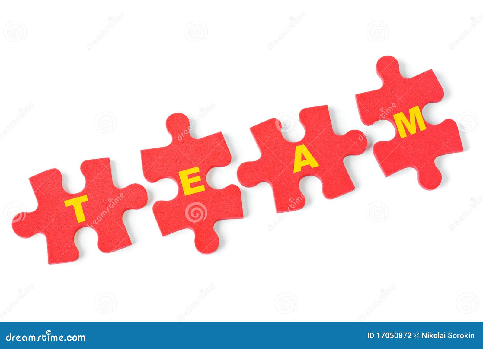 Puzzle Team stock photo. Image of people, partnership - 17050872