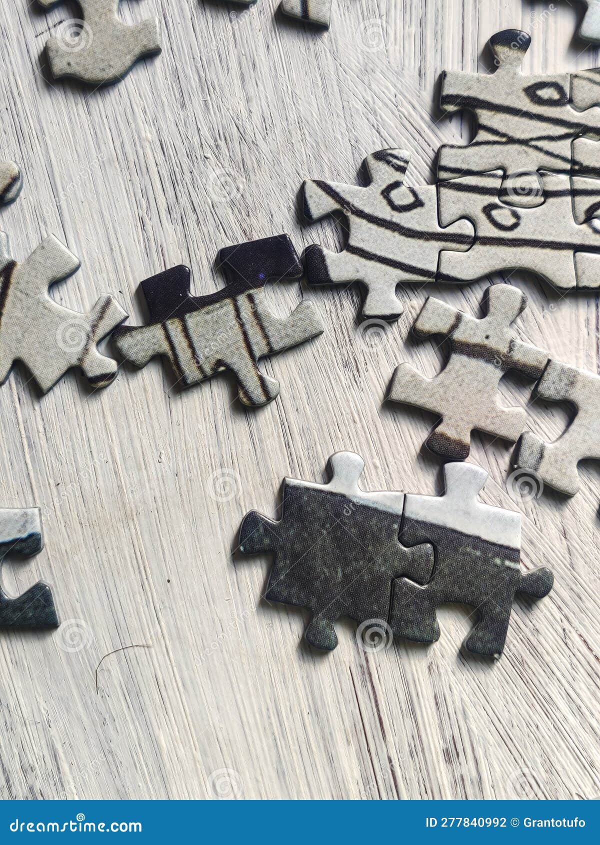 Puzzle texture stock photo. Image of cooperation, white - 277840992