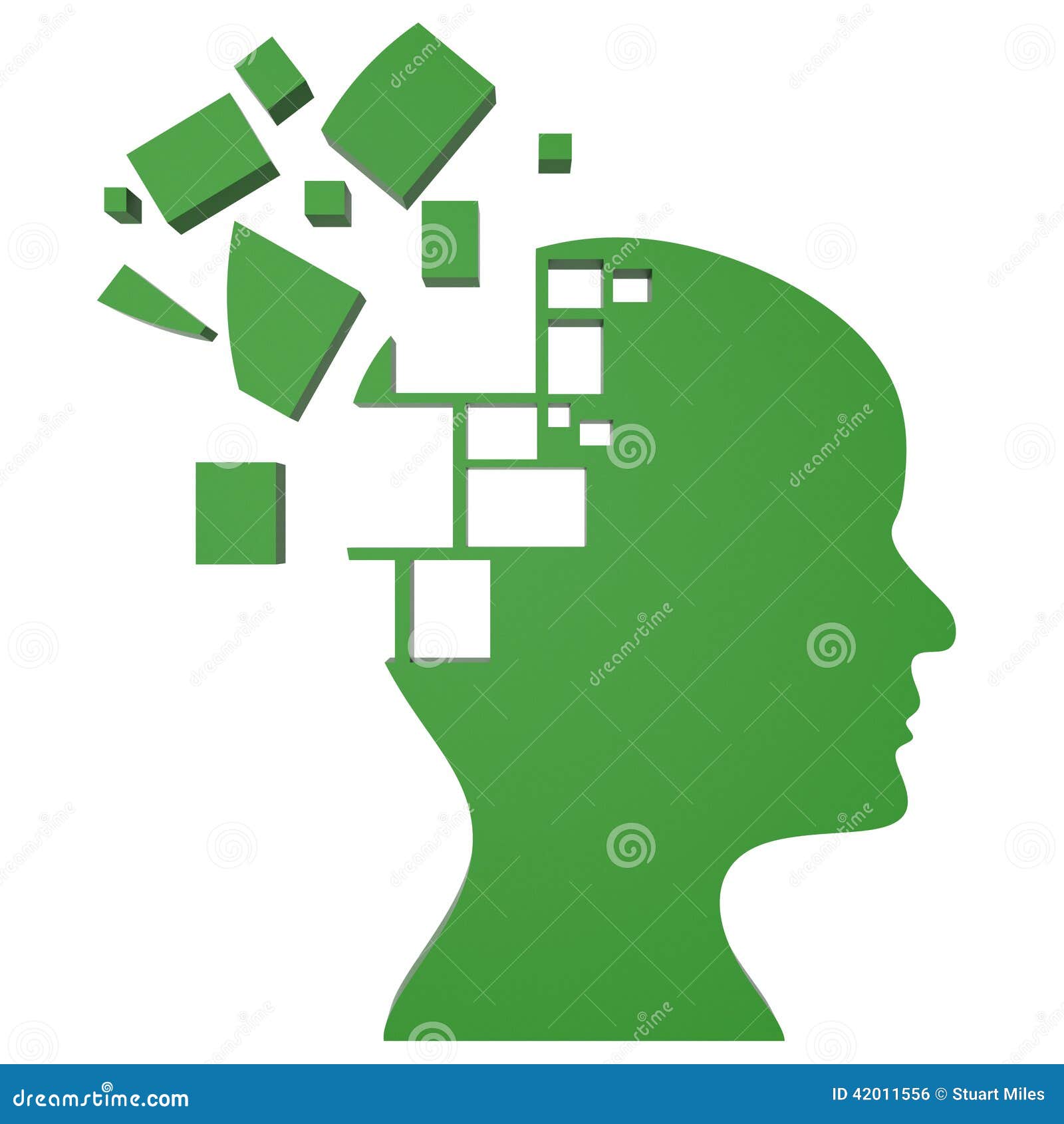 Puzzle Think Represents Conception Consider and Reflecting Stock ...