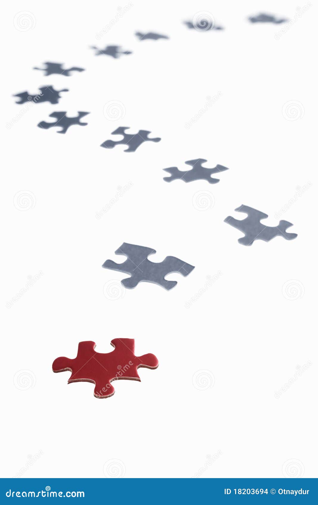 Puzzle trails stock photo. Image of idea, isolated, solution - 18203694