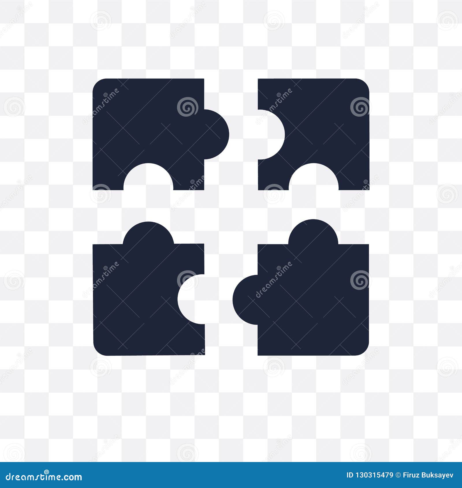 Puzzle Transparent Icon. Puzzle Symbol Design from Strategy Coll Stock ...