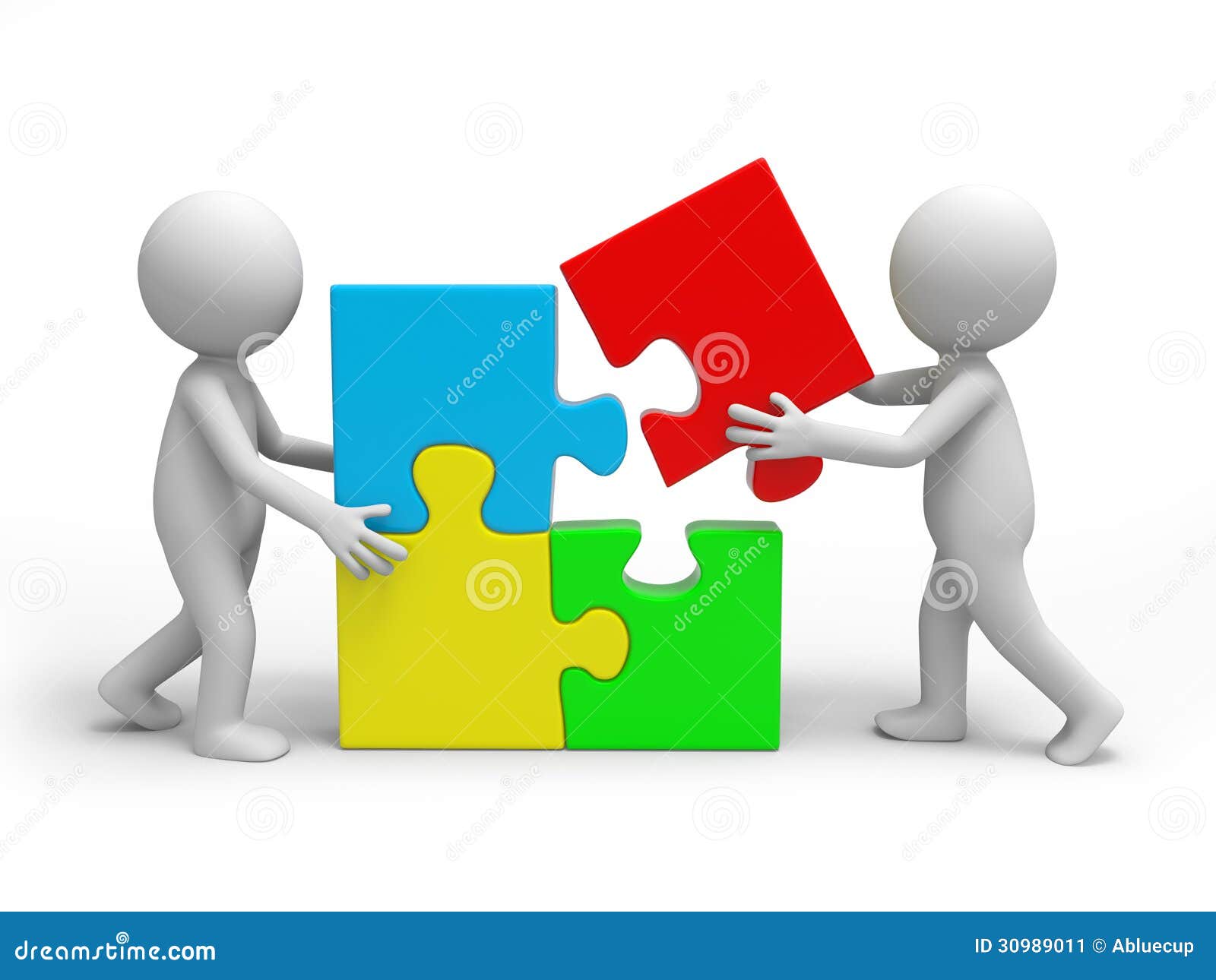 Puzzle stock illustration. Illustration of graphic, corporate - 30989011
