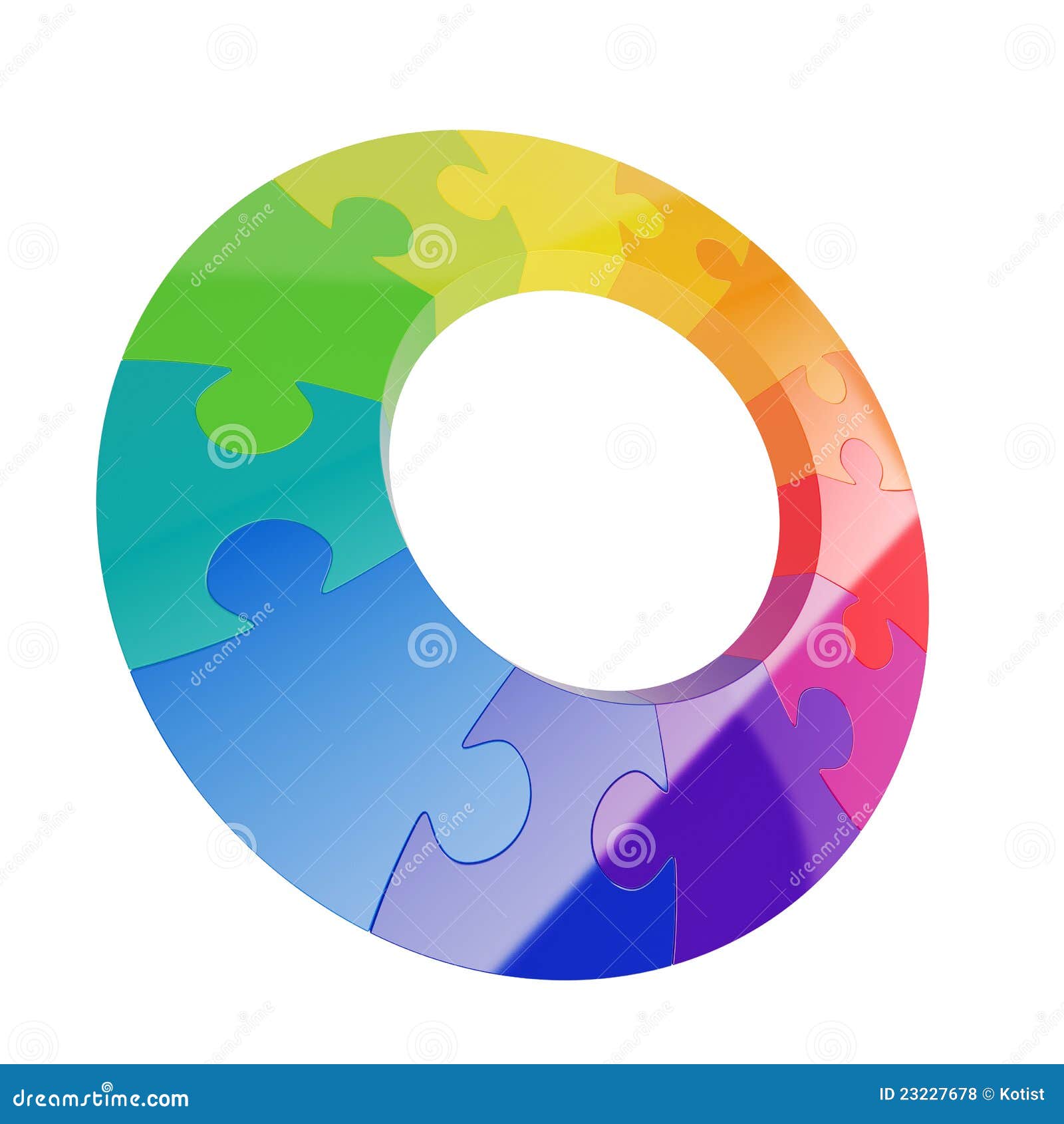 Puzzle wheel stock illustration. Illustration of graphic - 23227678