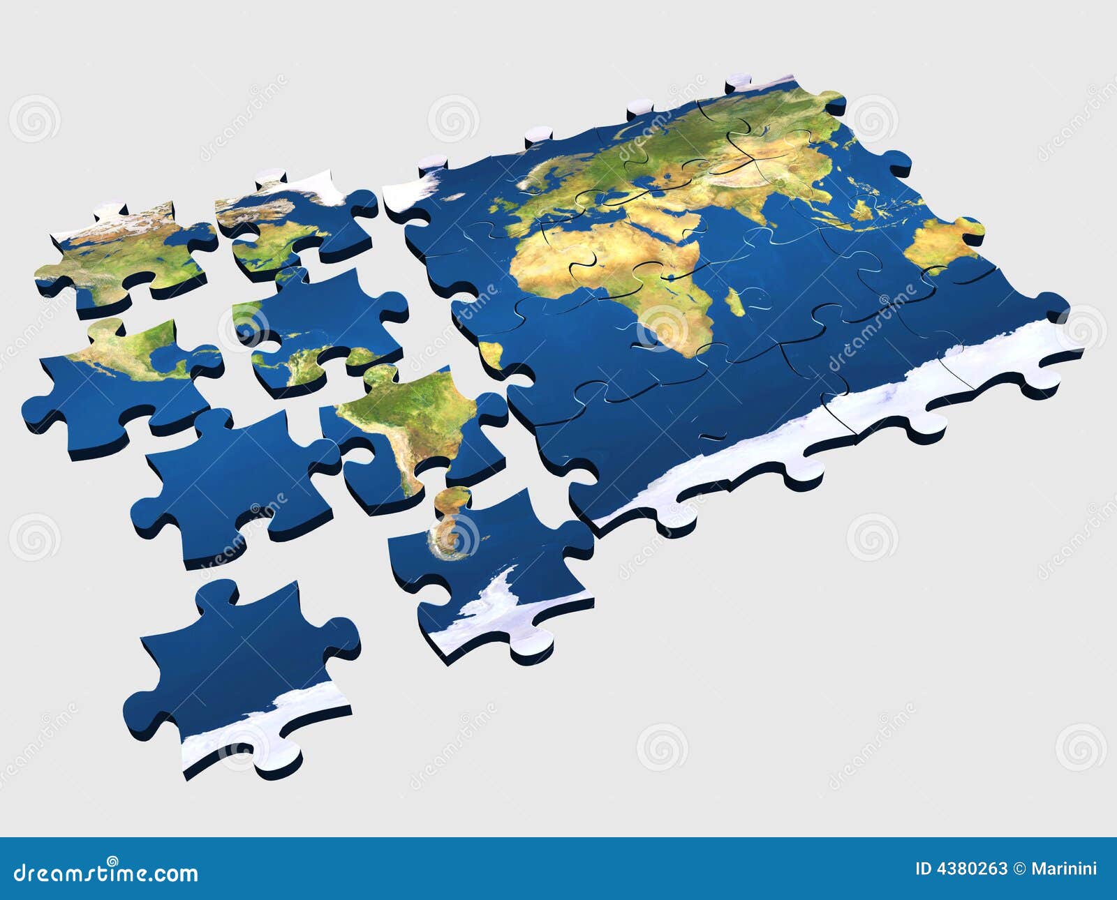 Puzzle World 2 stock illustration. Illustration of develop - 4380263
