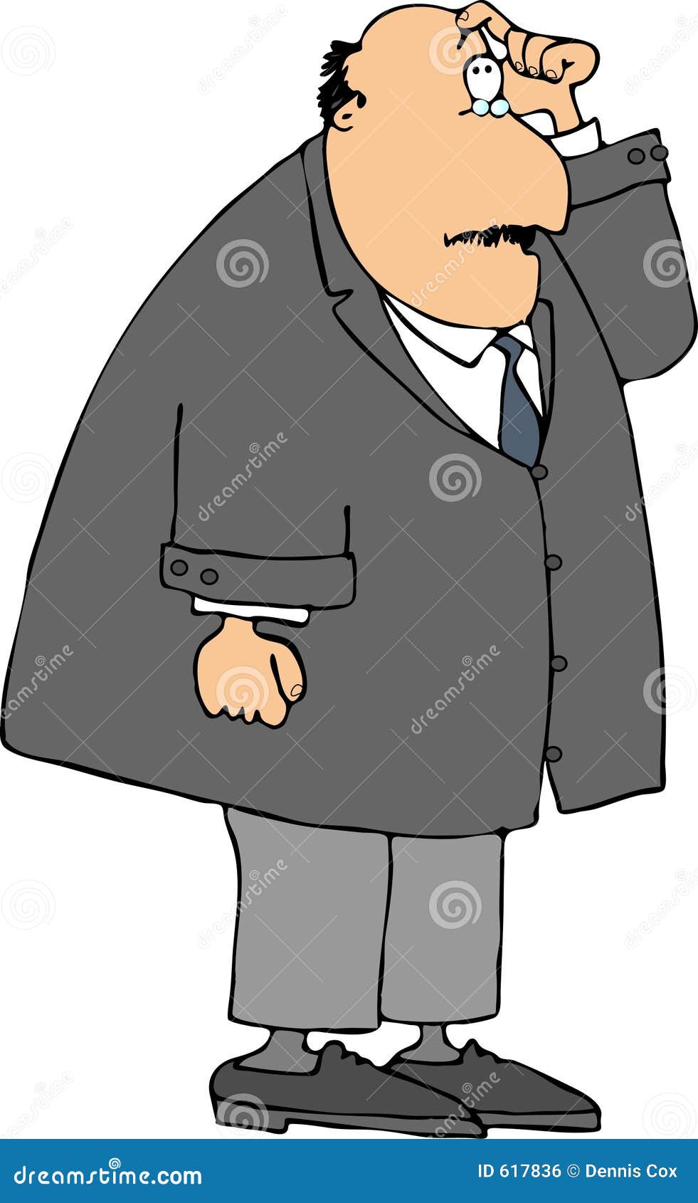 Puzzled stock illustration. Illustration of humor, puzzled - 617836