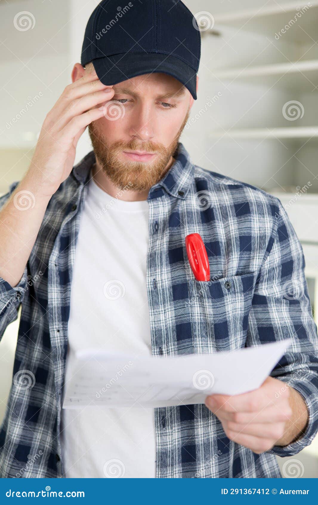 Puzzled Engineer Feeling Confused Stock Photo - Image of puzzled, joke ...