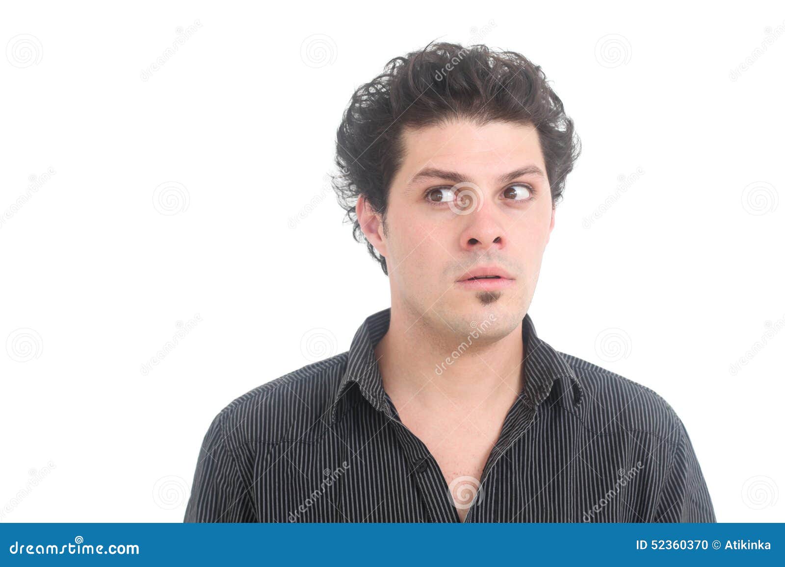 Puzzled man stock photo. Image of puzzled, expression - 52360370